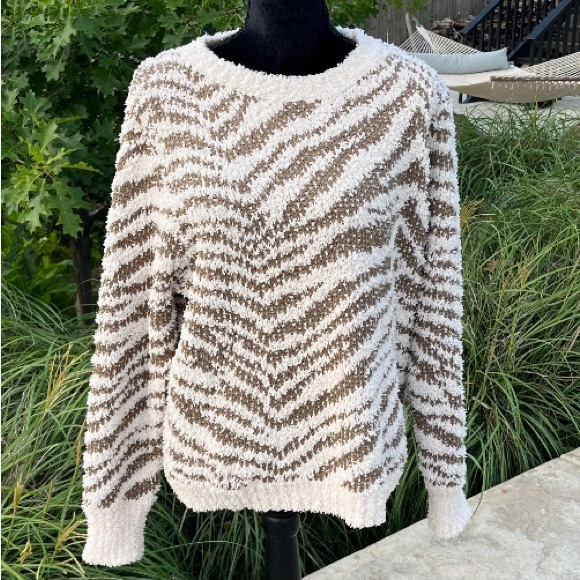Vici | Sweaters | Vici Zebra Print Sweater | Poshmark